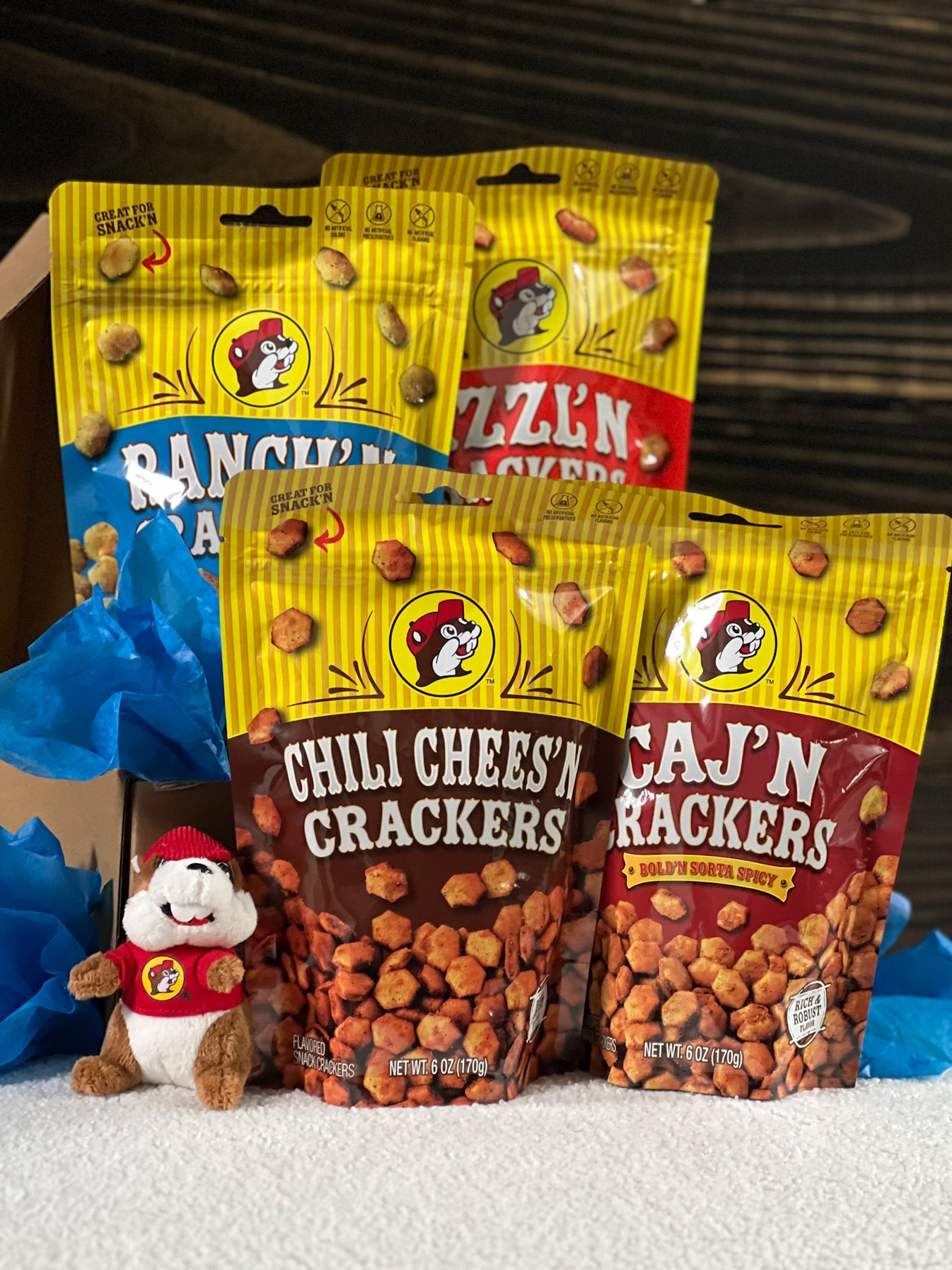 NEW! Buc-ee's Seasoned Crackers Gift Box – Interstate Snax